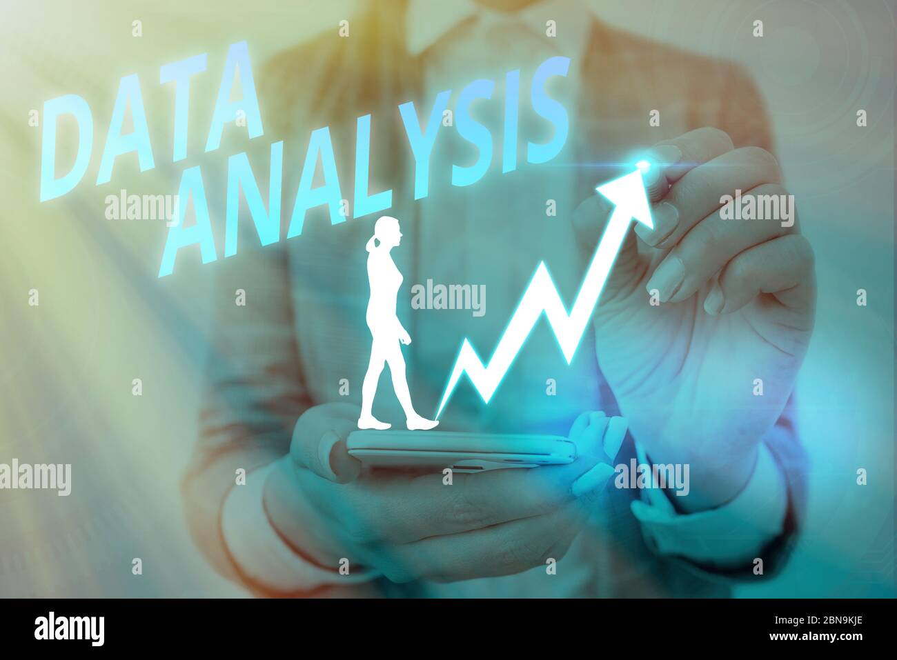Handwriting text writing Data Analysis. Conceptual photo Translate numbers to Analytical ...