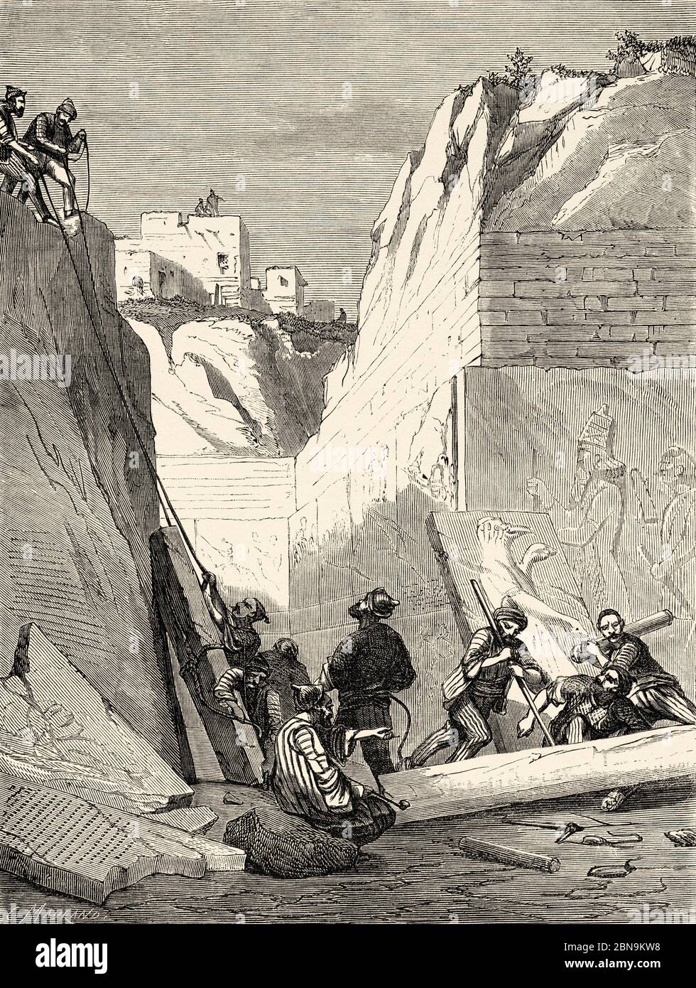 Dur sharrukin fortress sargon hi-res stock photography and images - Alamy