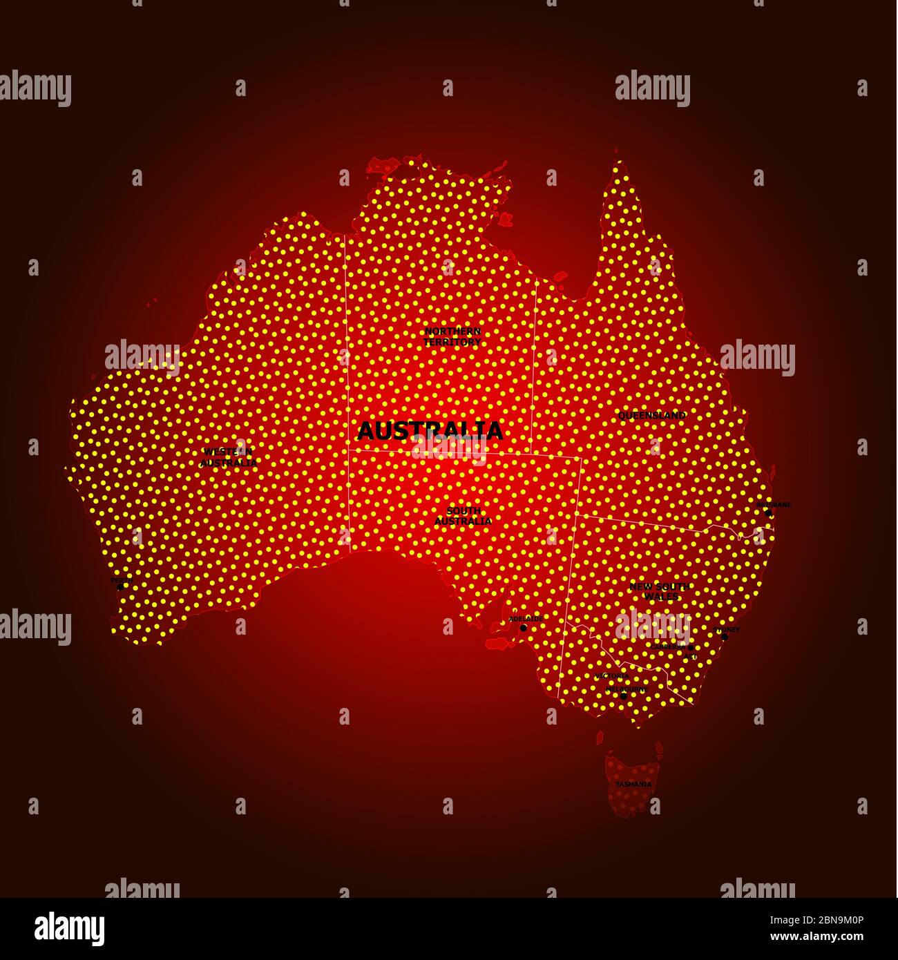 Map of Australia with flag. Australian infographic. Australian map with ...