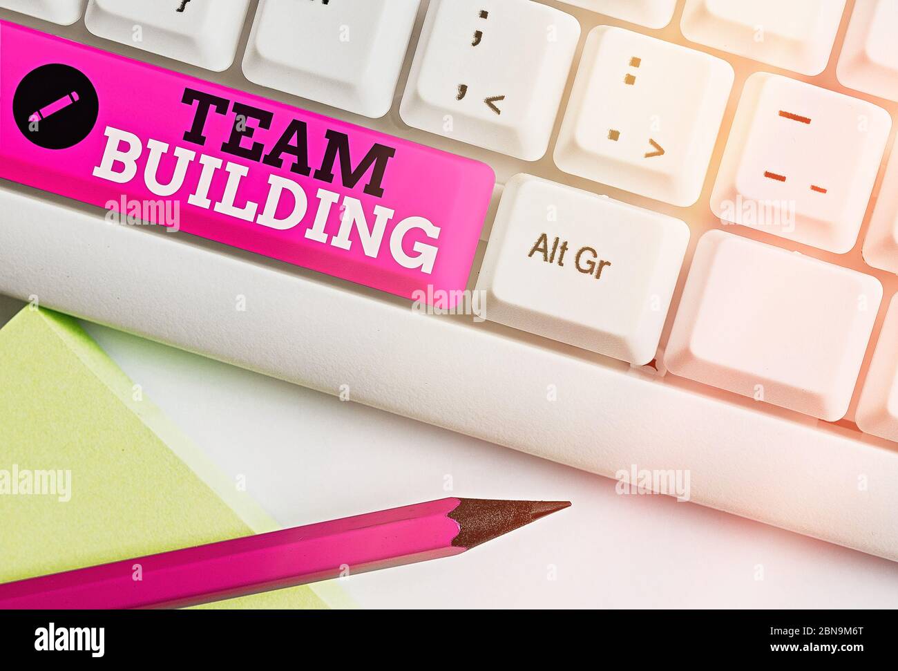 Team building activities text hi-res stock photography and images - Alamy
