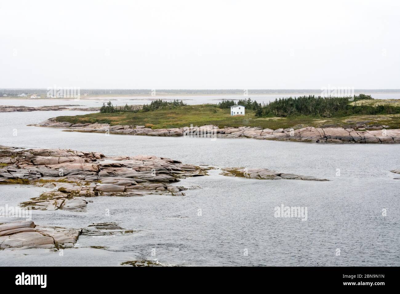A fishing cottage near the community of Natashquan on the Gulf of St ...