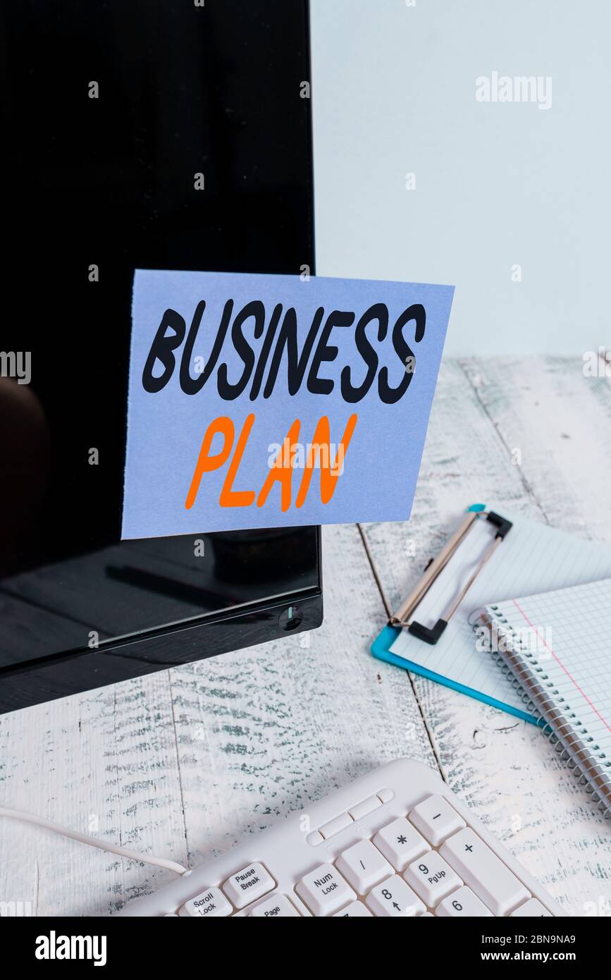 Word writing text Business Plan. Business photo showcasing Structural ...