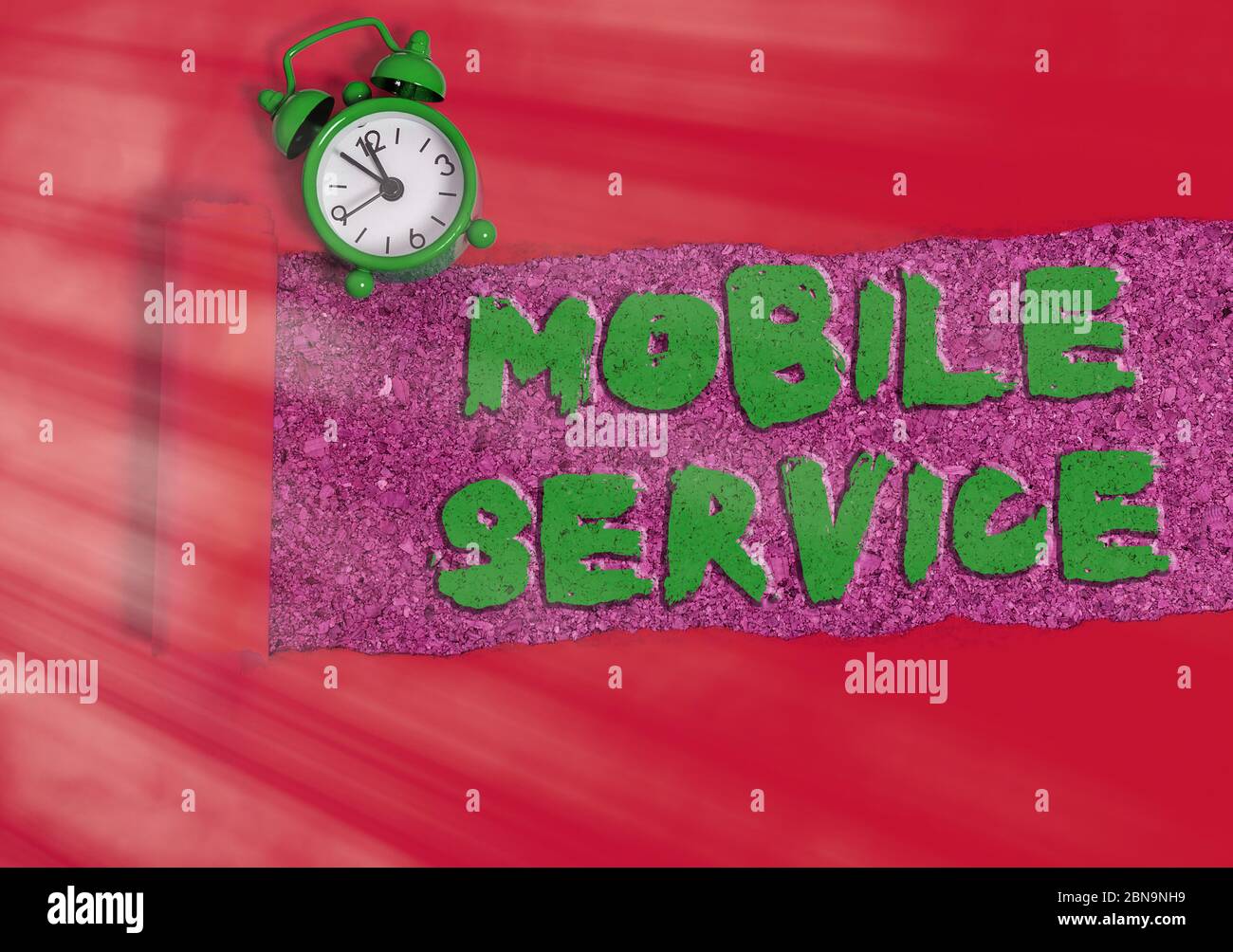 Text sign showing Mobile Service. Business photo showcasing Radio ...