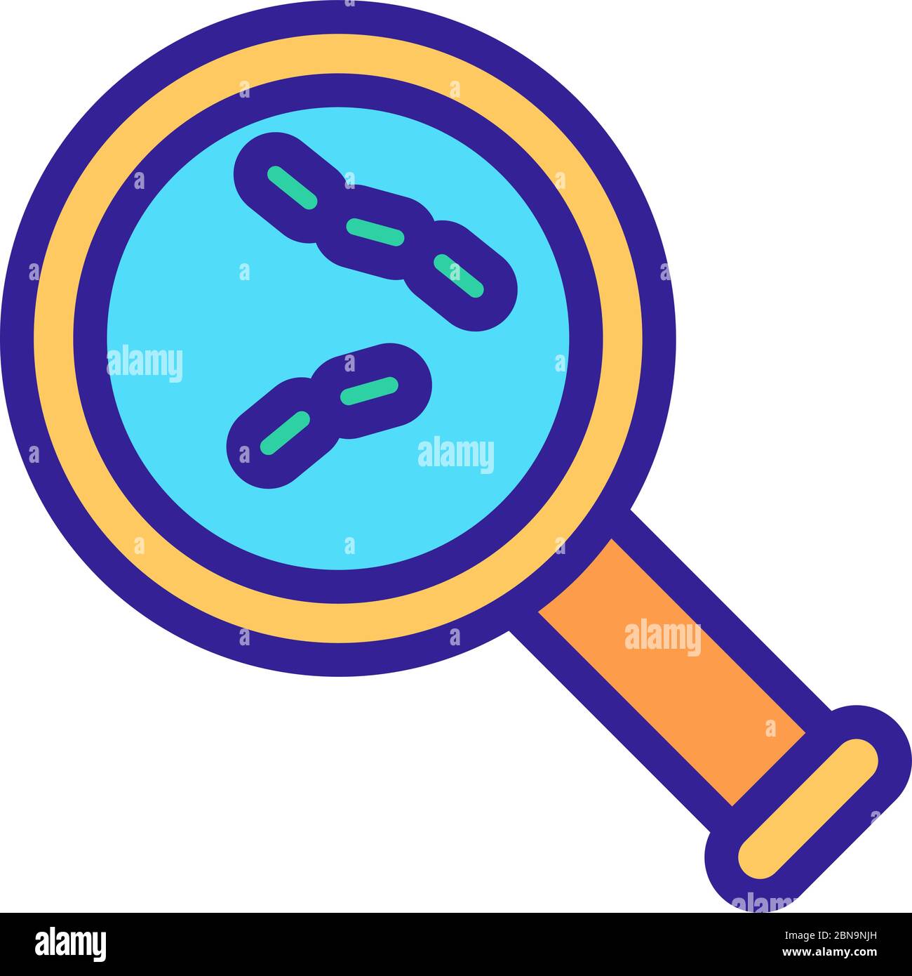 mycobacterium tuberculosis icon vector outline illustration Stock ...