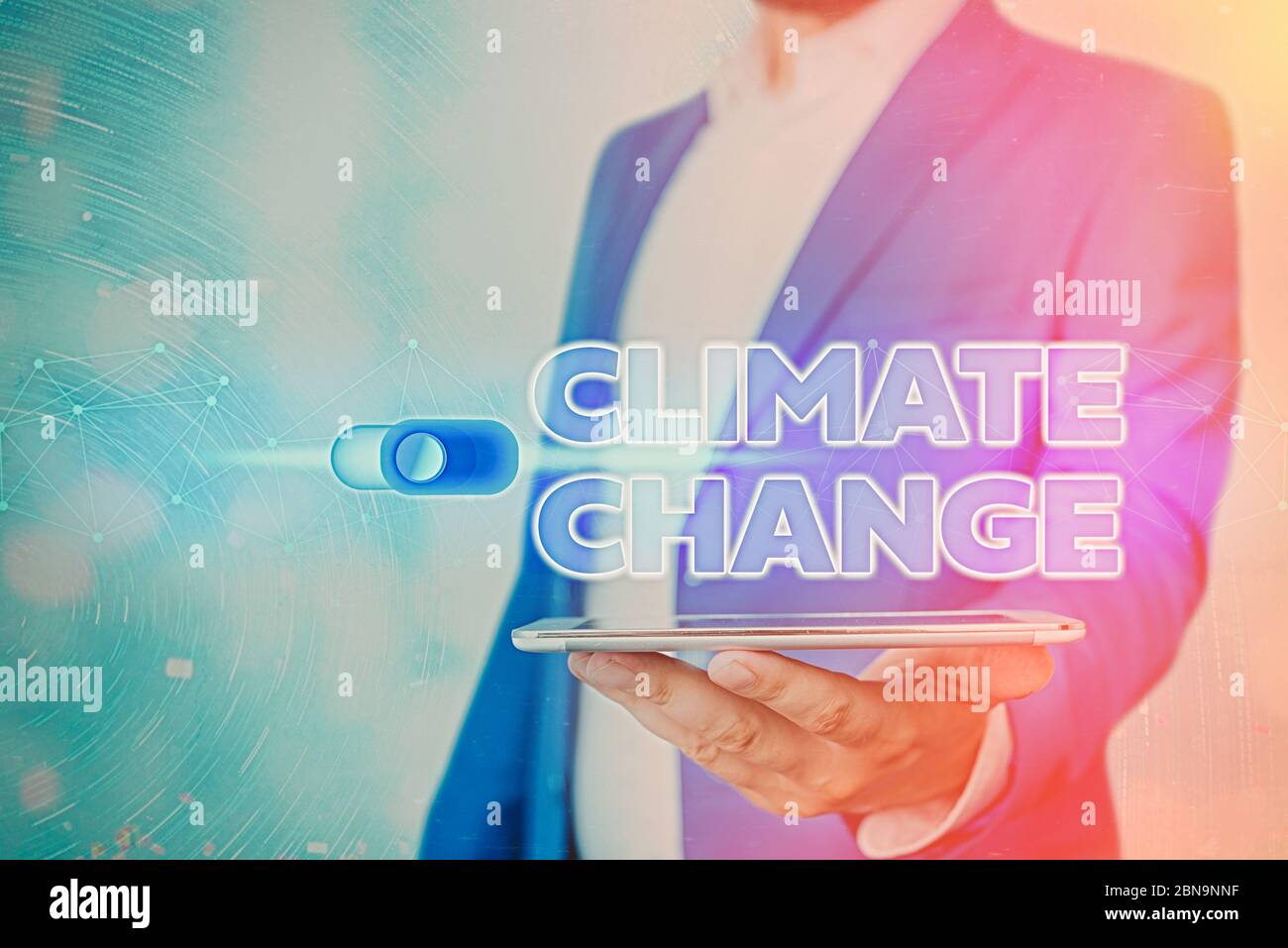Handwriting text Climate Change. Conceptual photo Increase in global ...