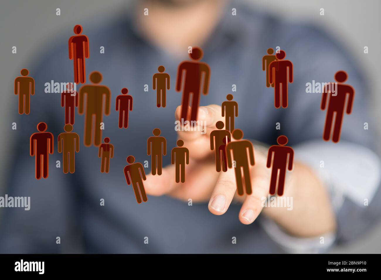 A conceptual image with social connection Stock Photo - Alamy