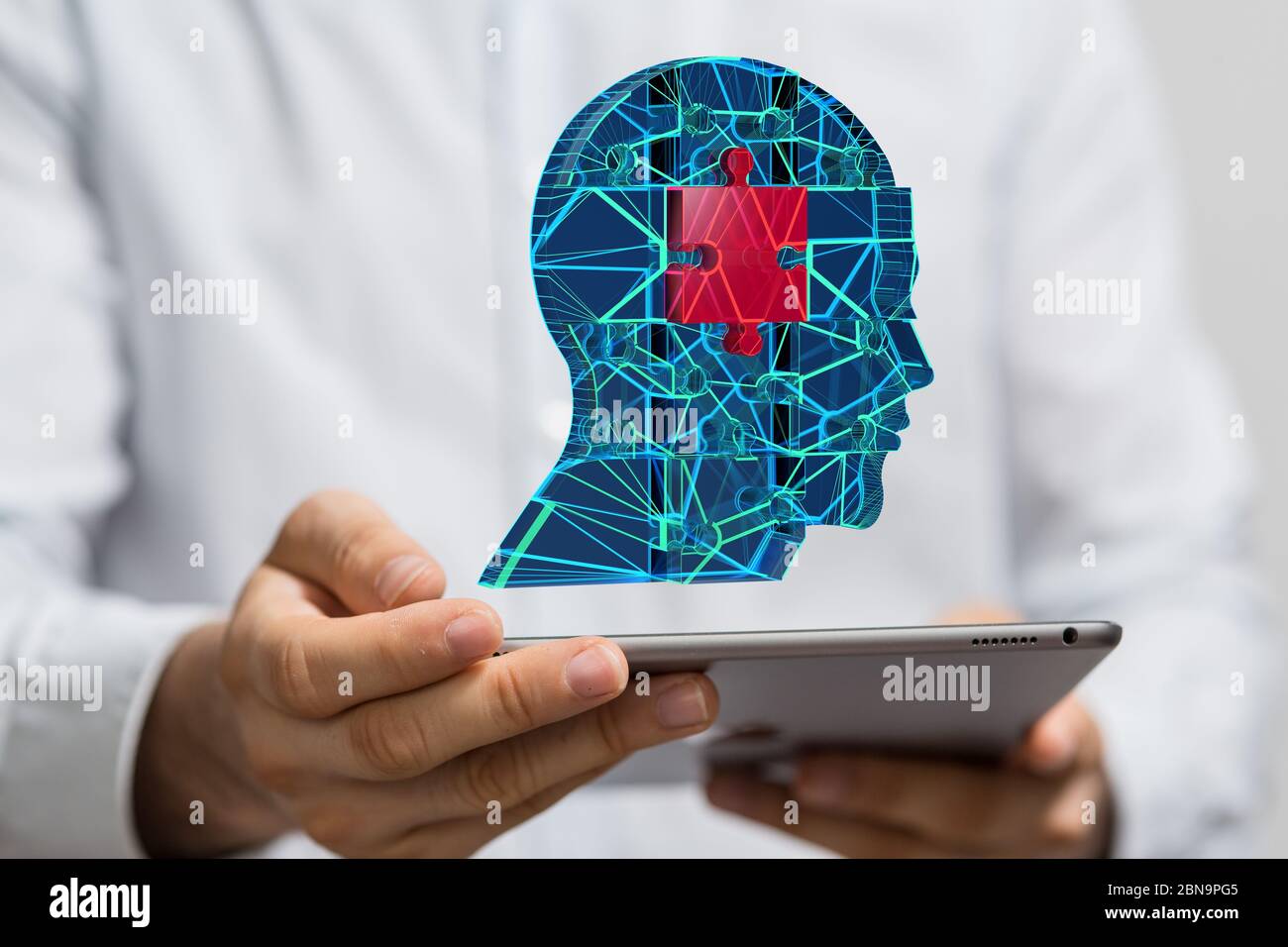 Frame of Mind series. Composition of human face Stock Photo - Alamy