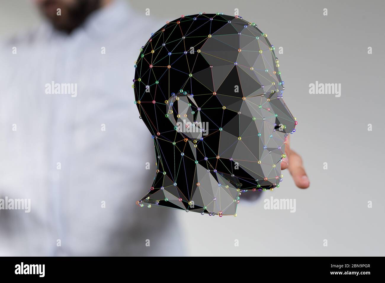 A Frame of Mind series. Composition of human face Stock Photo - Alamy