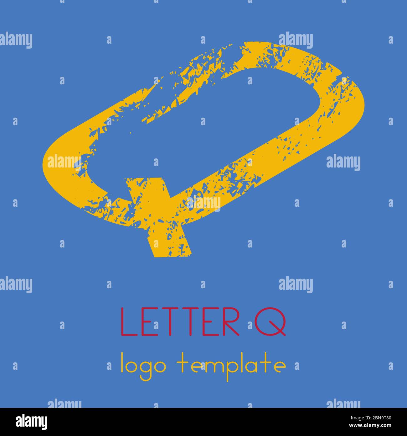 The logo template using the letter Q Stock Vector Image & Art - Alamy