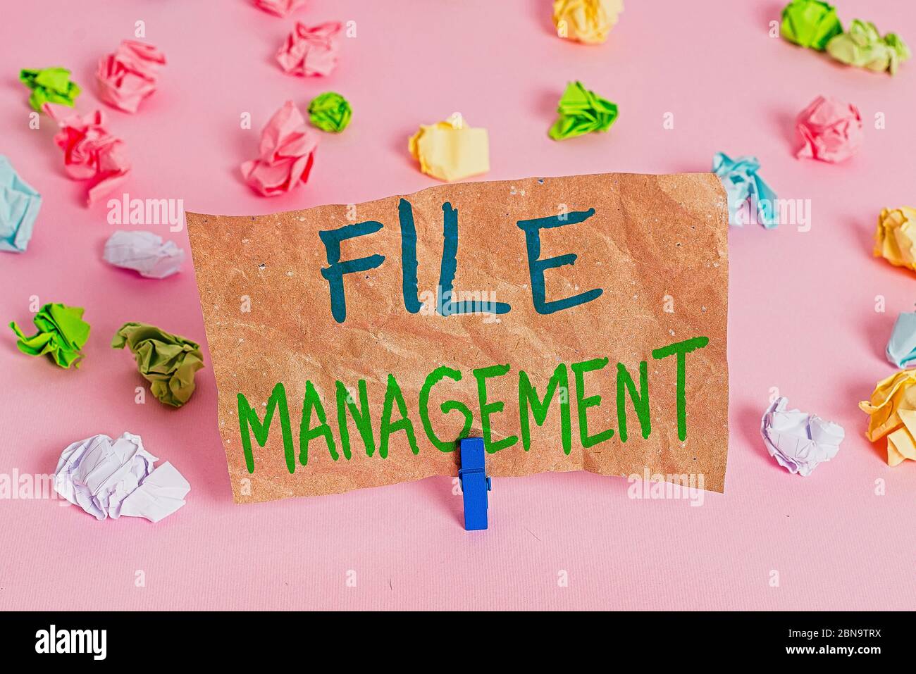 Conceptual hand writing showing File Management. Concept meaning ...