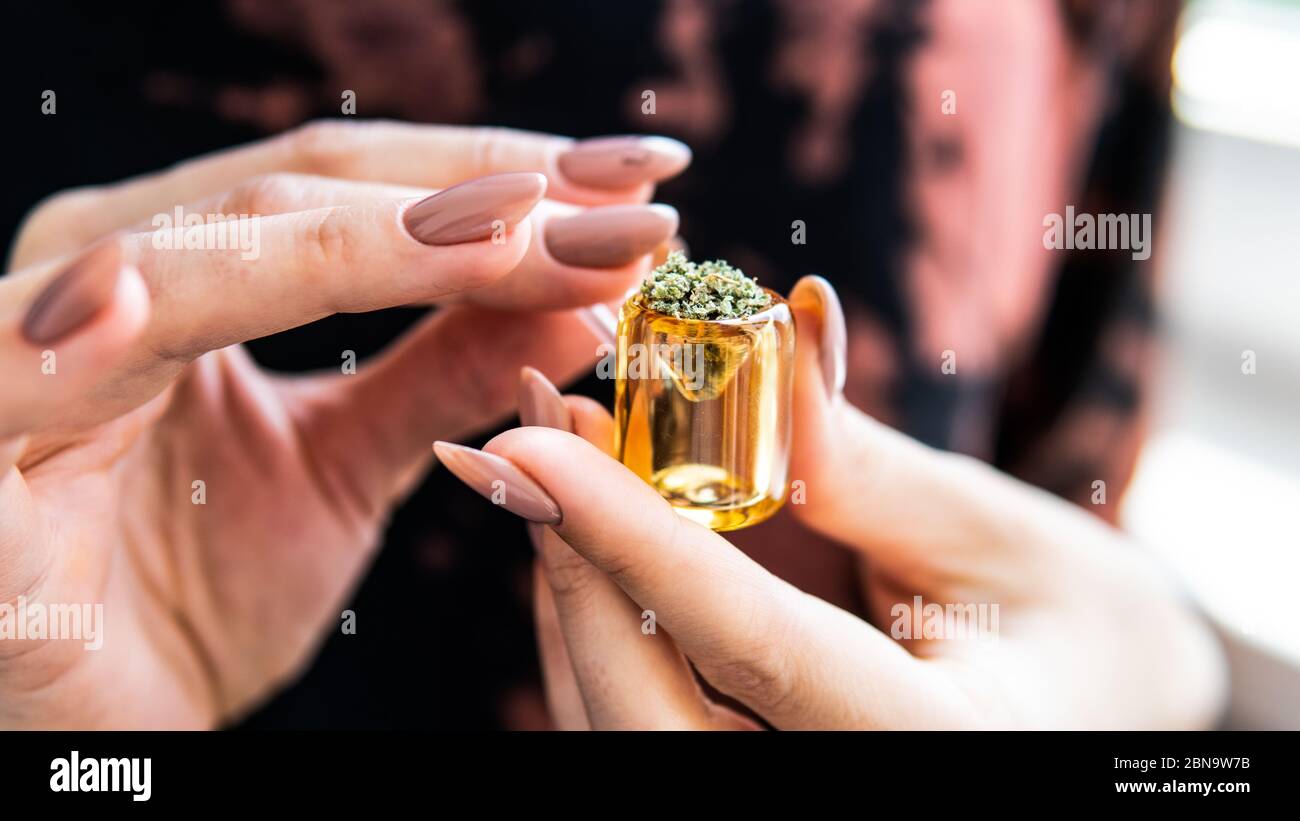 Healing medical strains of weed Stock Photo - Alamy