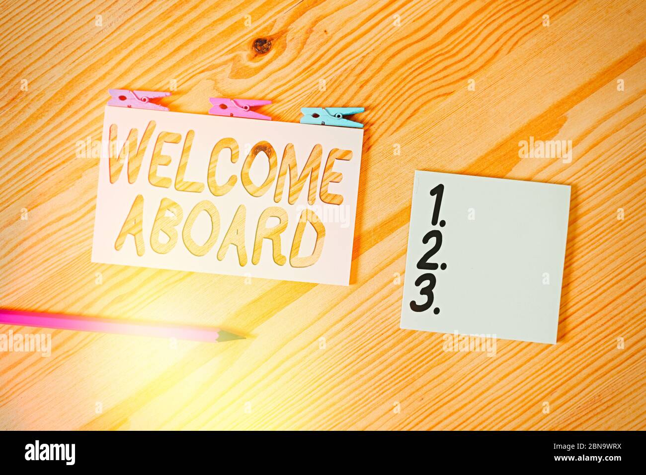 Conceptual hand writing showing Welcome Aboard. Concept meaning ...