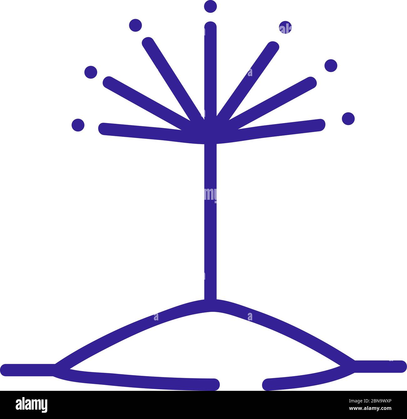 dill in ground icon vector outline illustration Stock Vector Image ...