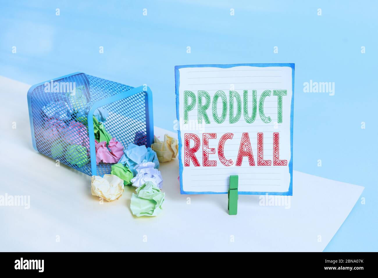 Handwriting text Product Recall. Conceptual photo Request by a company ...