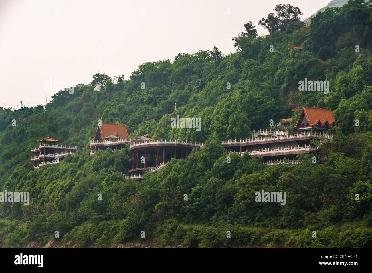 Fengdu, Chongqing, China - May 8, 2010: Yangtze River. Classic ...