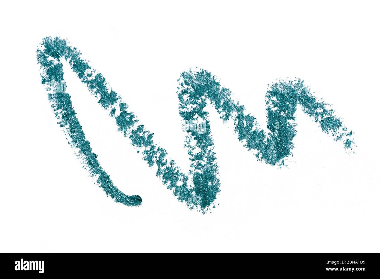 Eye contour pencil sample curly shaped. Eye liner trace stroke isolated ...