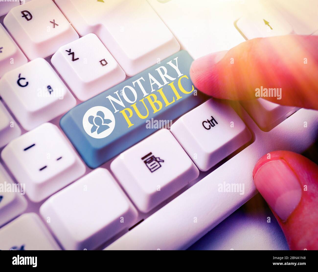 Writing note showing Notary Public. Business concept for Legality ...