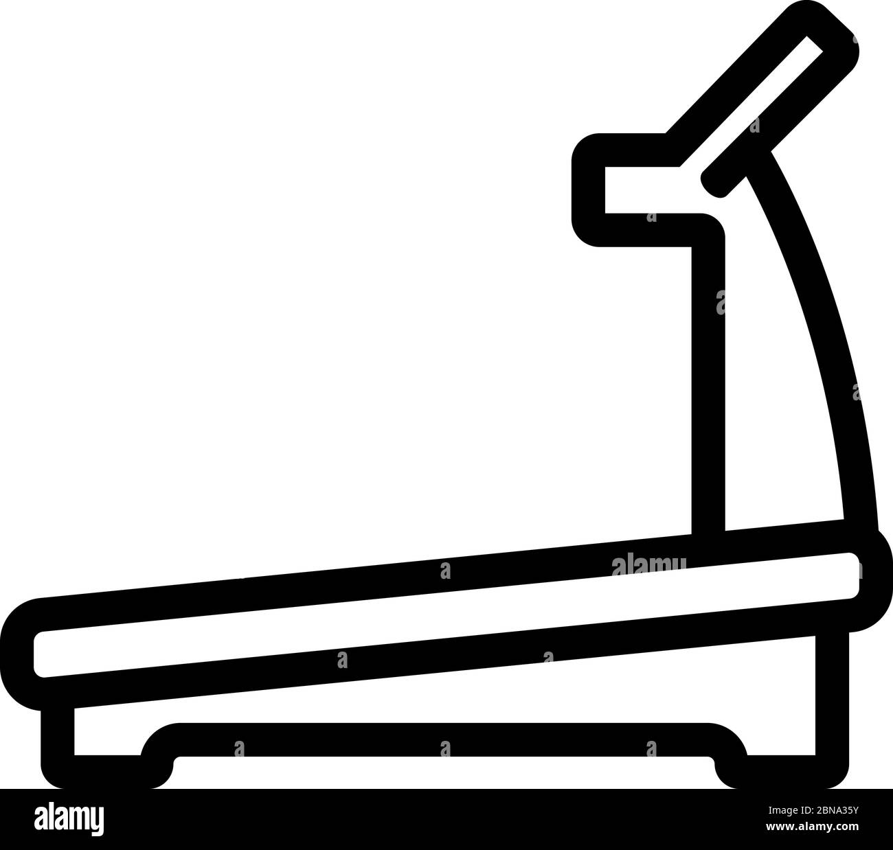 mechanical treadmills?at angle icon vector outline illustration Stock Vector Image & Art - Alamy