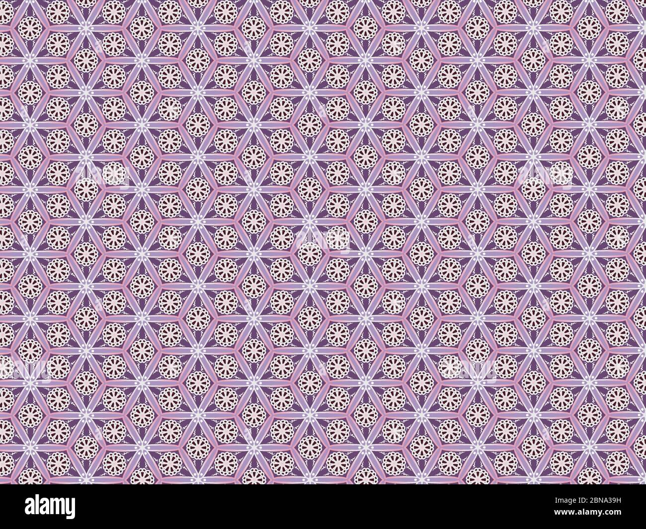 Illustration of beautiful wallpaper with abstract purple patterns ...
