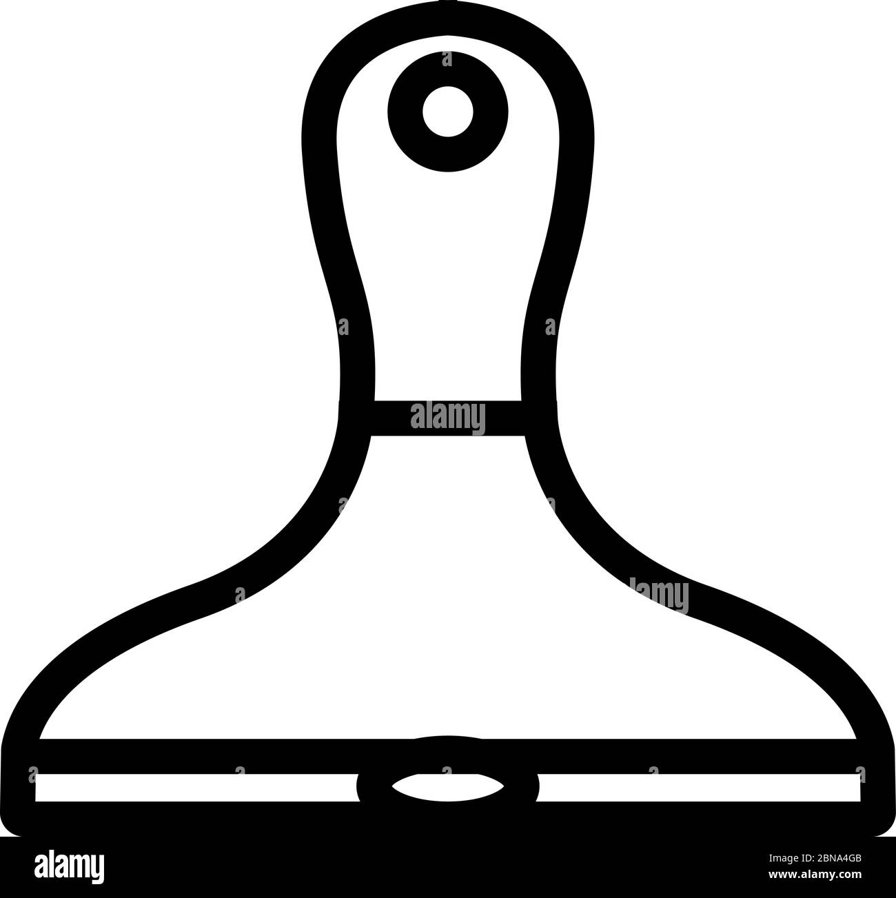 microfiber flat mop icon vector outline illustration Stock Vector Image ...