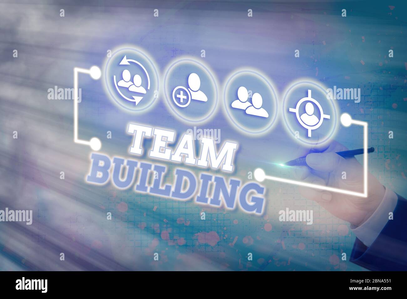 Writing note showing Team Building. Business concept for Types of ...