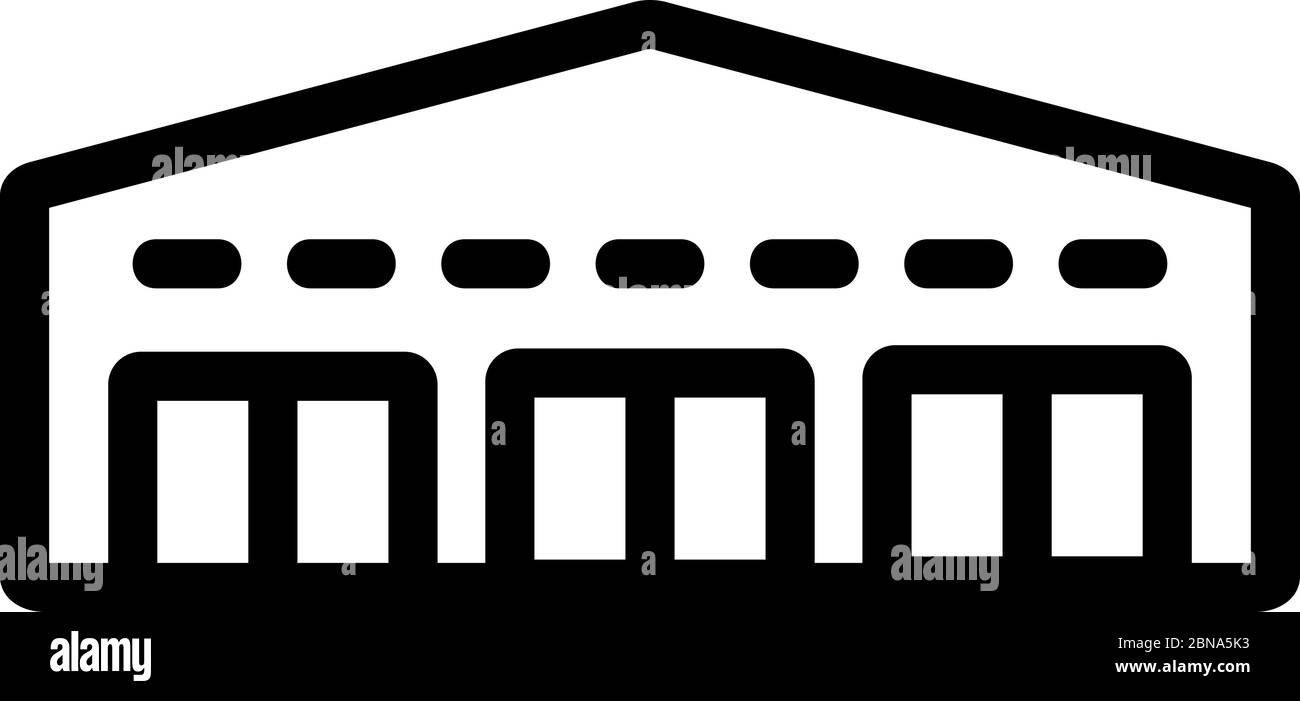 garage network icon vector outline illustration Stock Vector Image ...