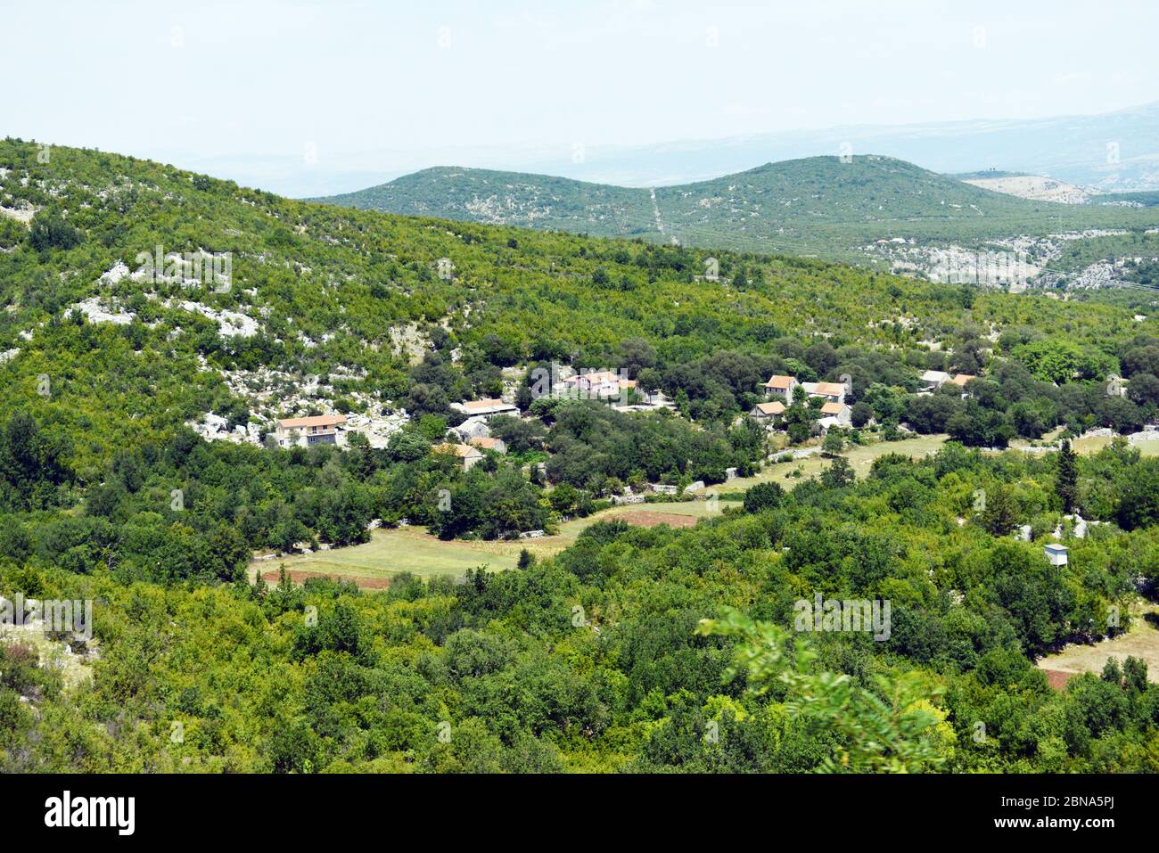 Croatian rural landscapes in the mountains around Split, Croatia Stock ...