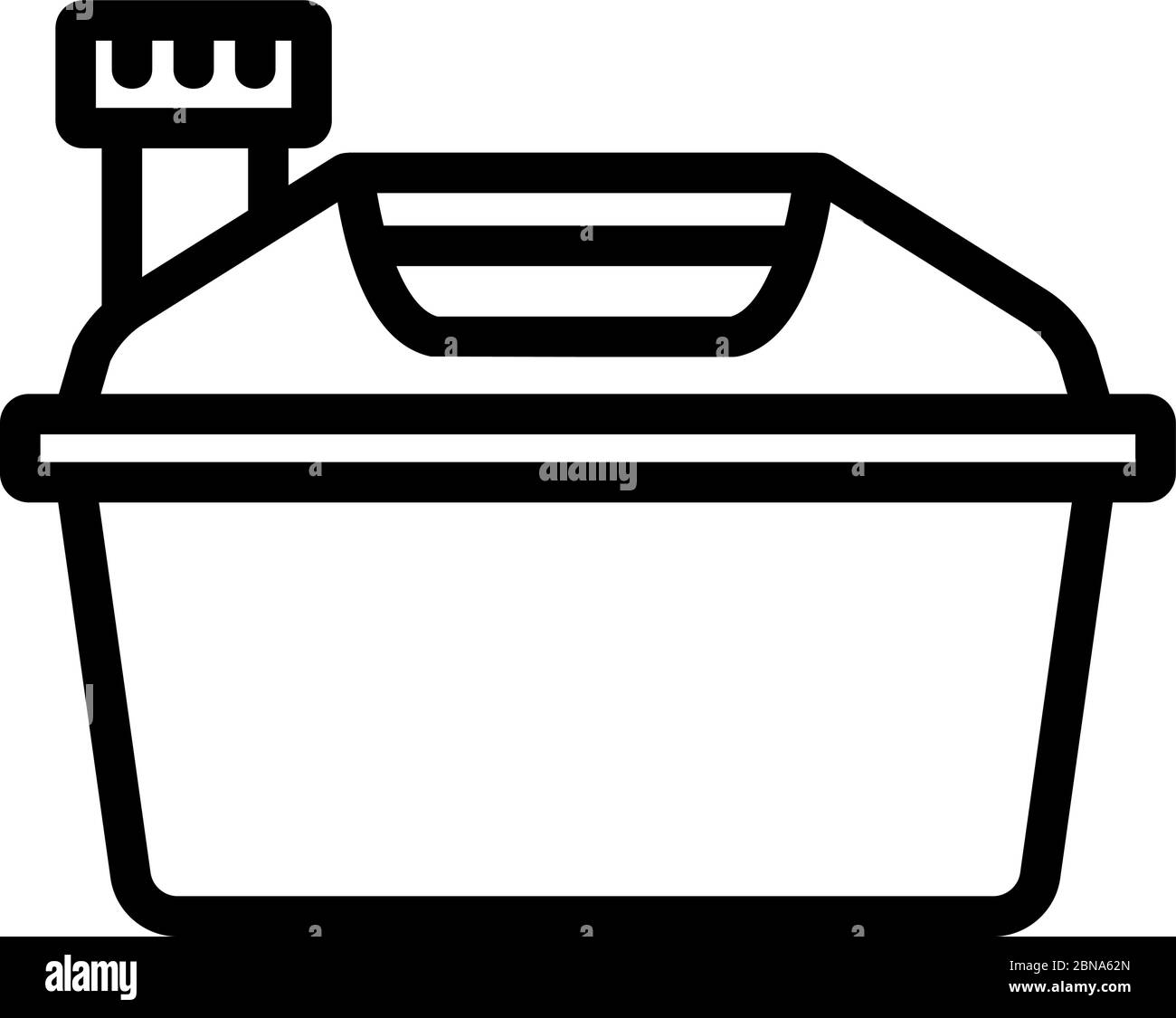 electric alternator icon vector outline illustration Stock Vector Image ...