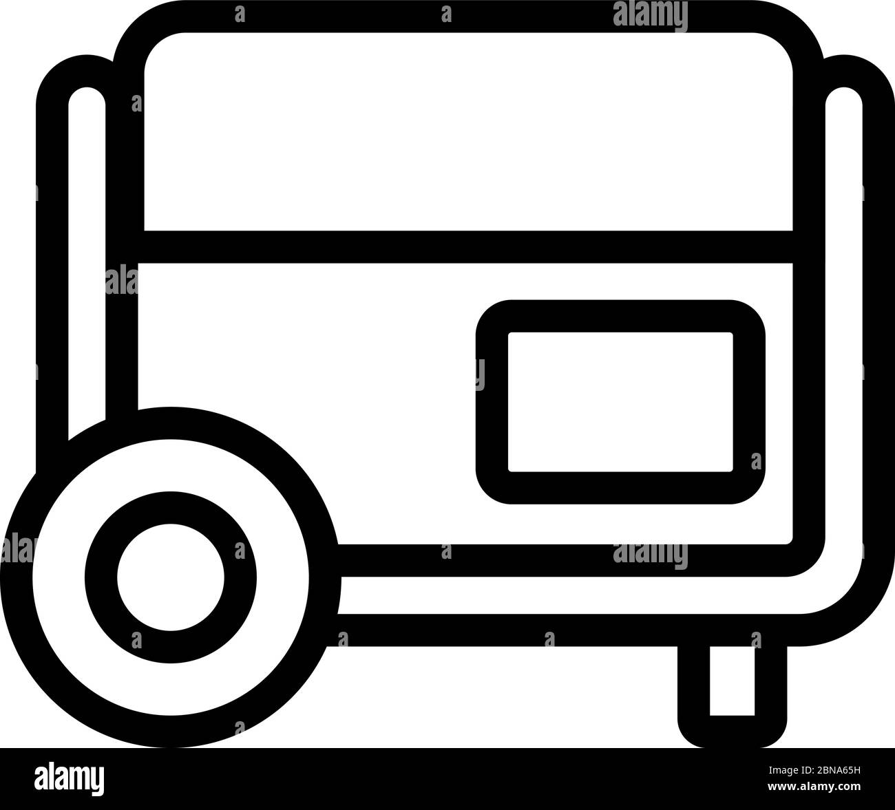 gas generator icon vector outline illustration Stock Vector Image & Art ...