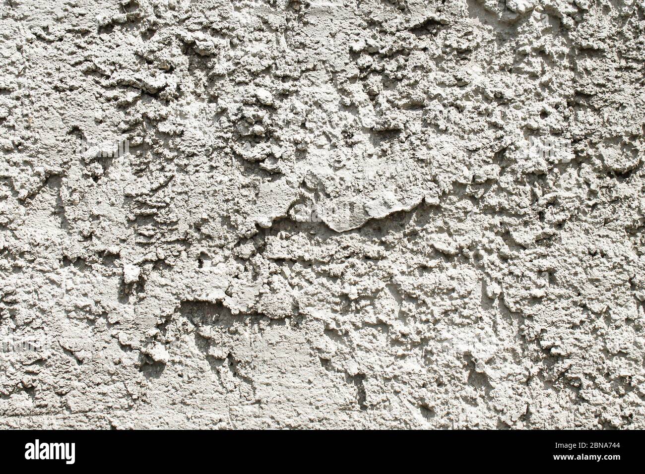 The texture of the plastered wall. Finished surface after plastering ...