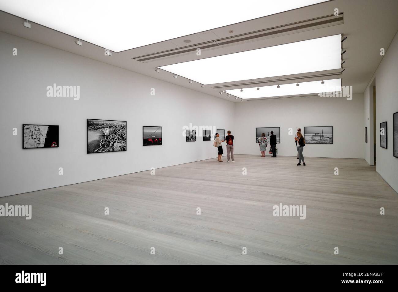 LONDON, UNITED KINGDOM - May 20, 2019: Visitors in the Saatchi Gallery ...