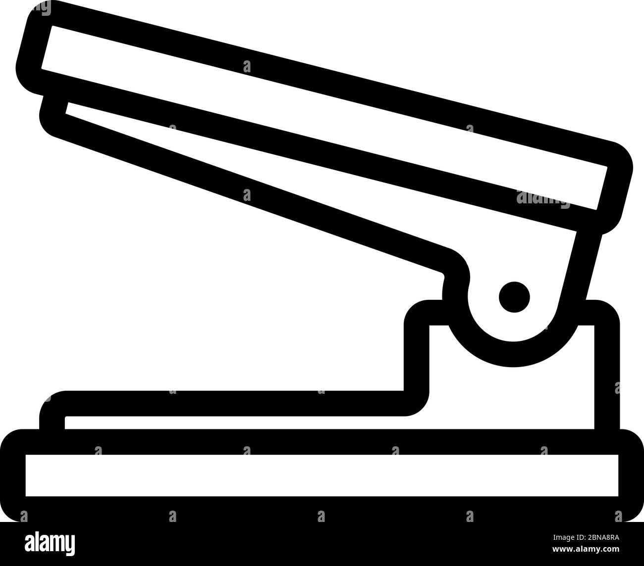 open hole punch icon vector outline illustration Stock Vector Image ...