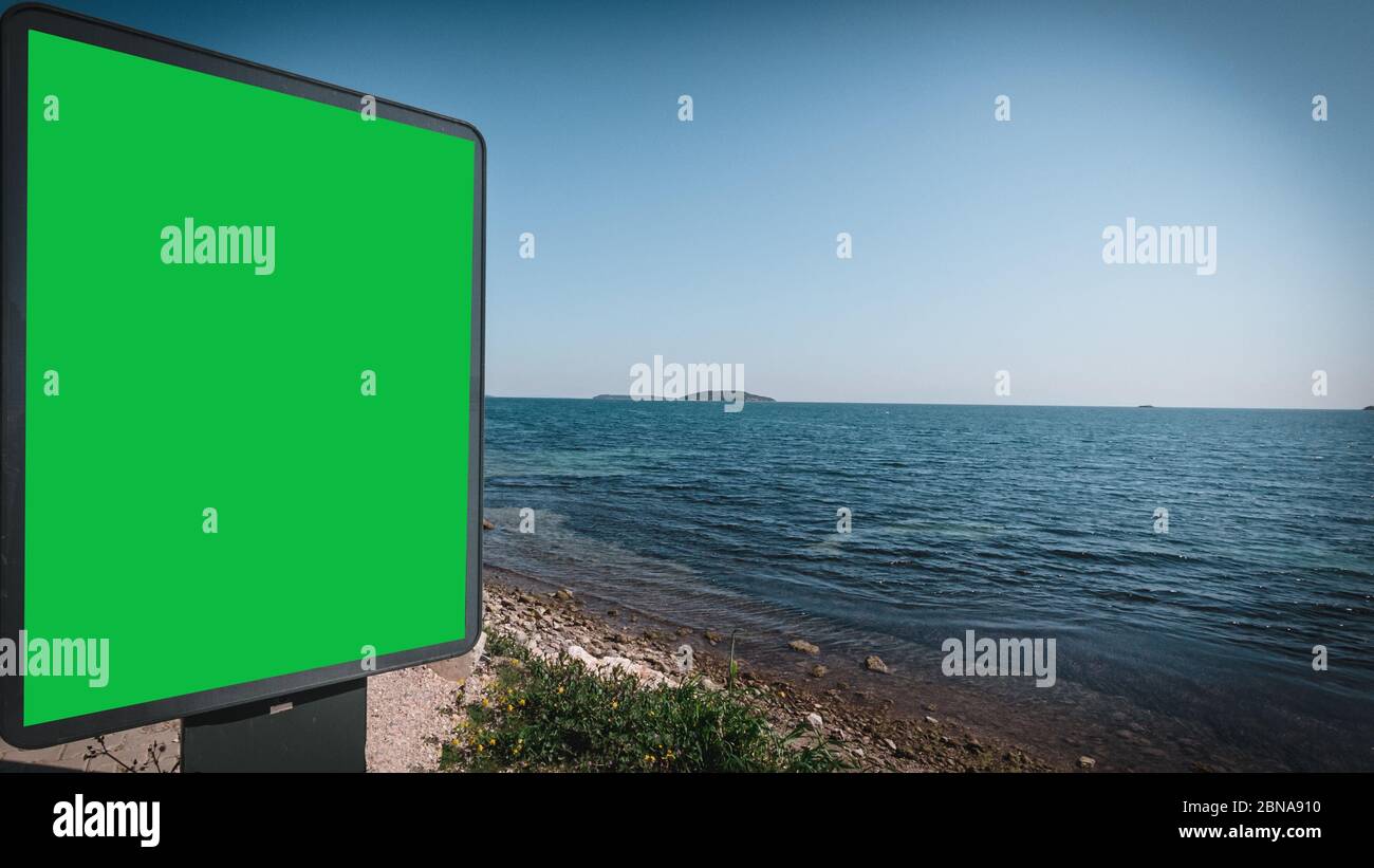 Billboard chroma key green screen hi-res stock photography and images ...