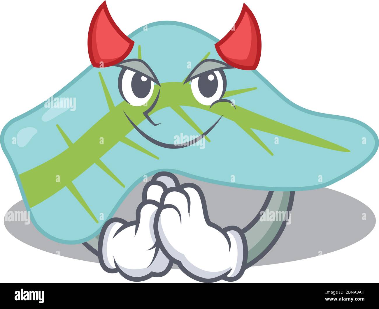 Pancreas clothed as devil cartoon character design concept Stock Vector ...