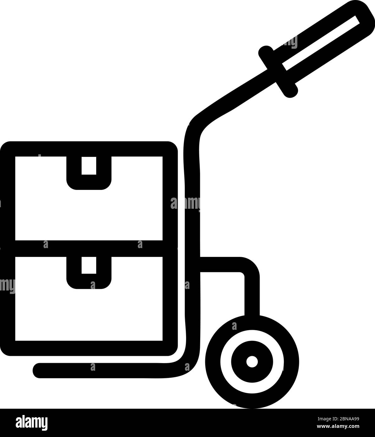 Wheeled dolly Stock Vector Images - Alamy