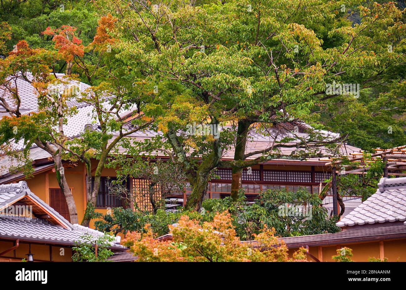 Traditional japanese roof style hi-res stock photography and images - Alamy