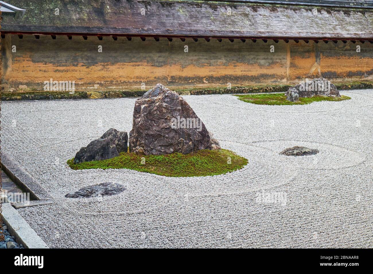 The view of separate groups of boulders surrounded by the waves of ...