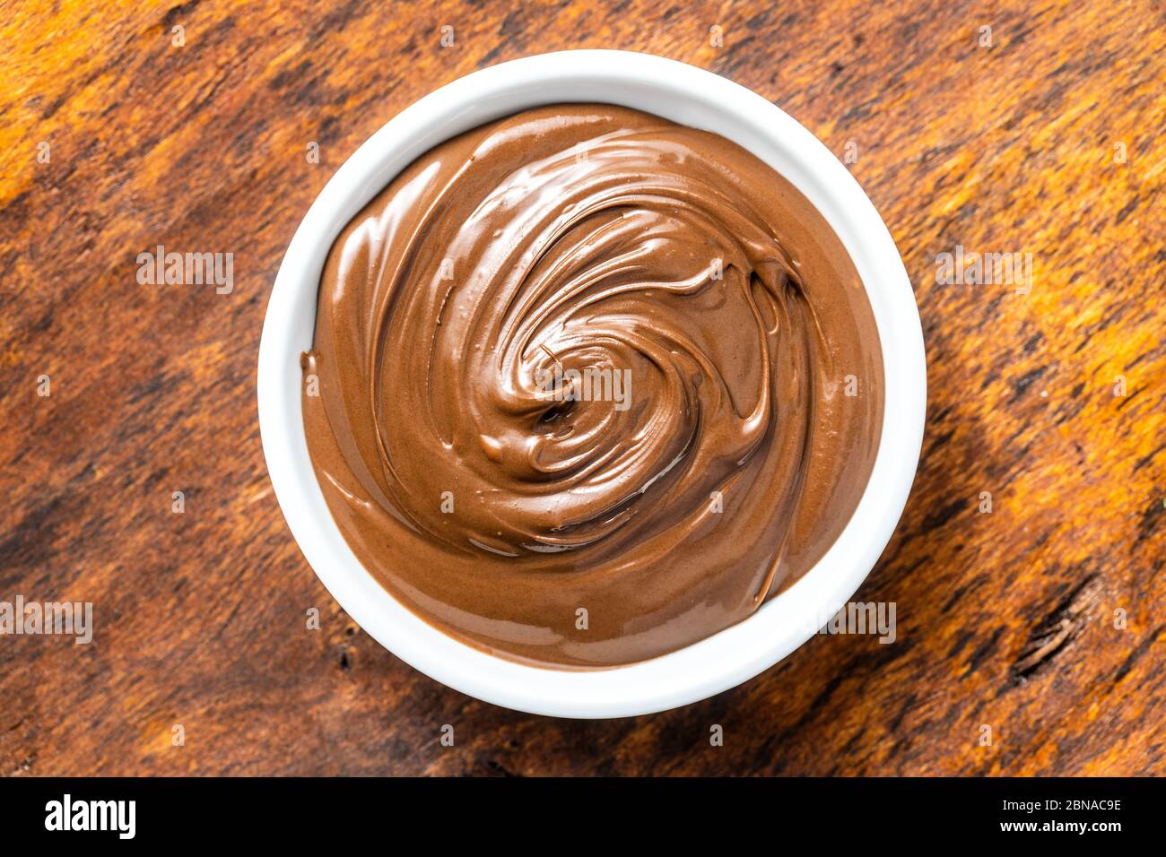 Top view melting chocolate butter hi-res stock photography and images ...