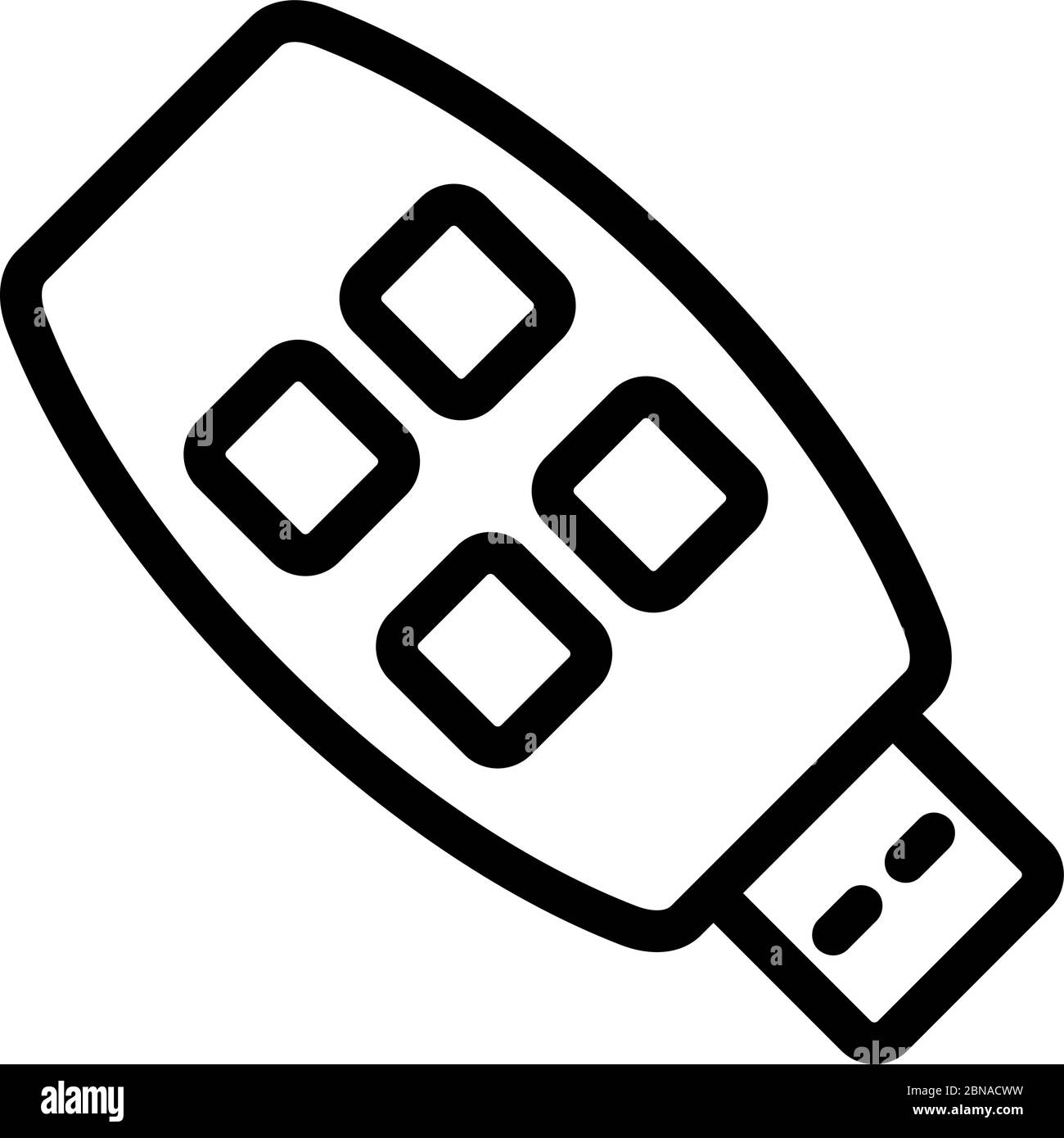 alarm control panel icon vector outline illustration Stock Vector Image ...