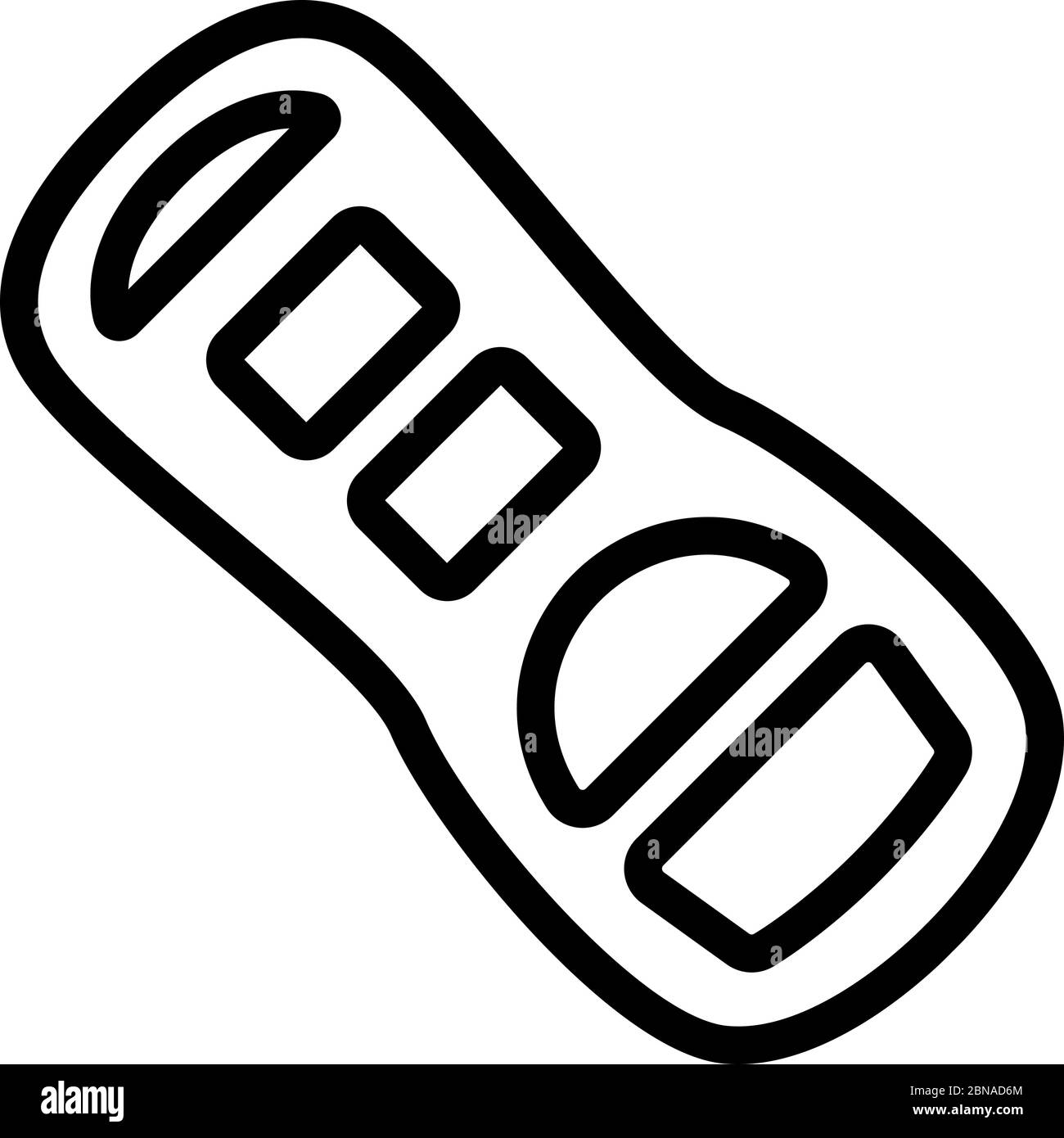 push start key icon vector outline illustration Stock Vector Image ...