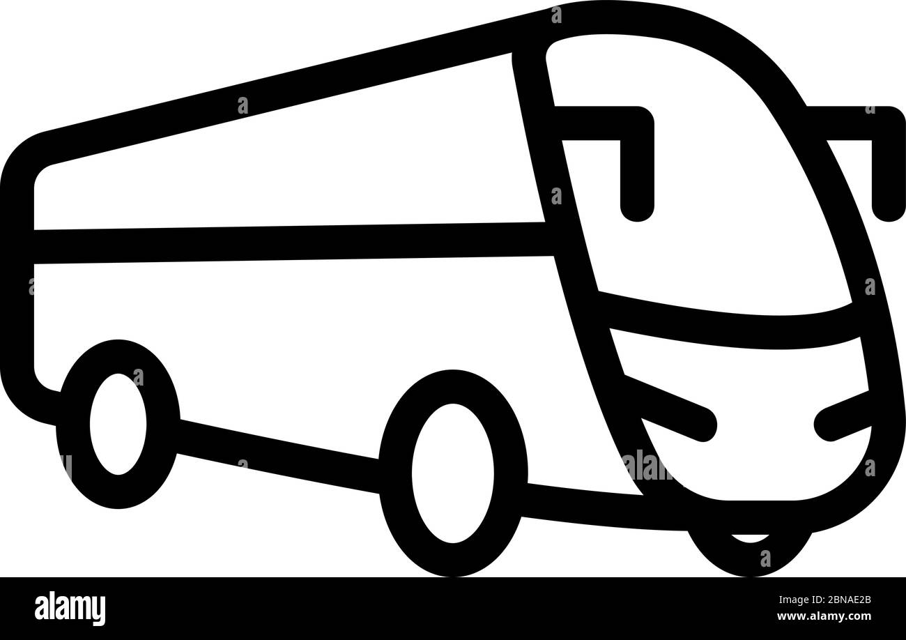 express bus icon vector outline illustration Stock Vector Image & Art ...