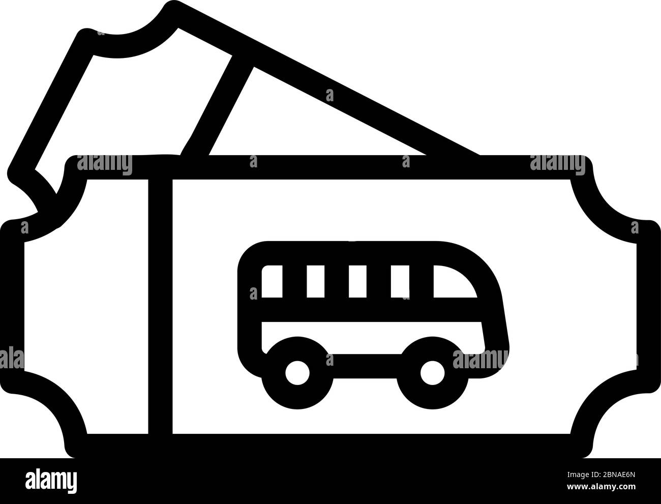Bus station france Stock Vector Images - Alamy