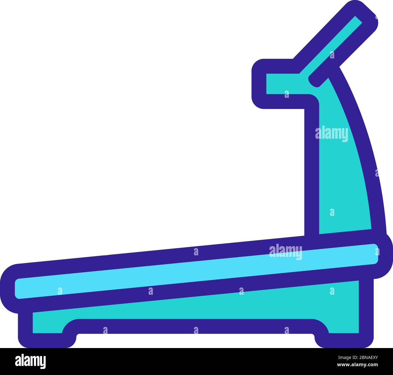 mechanical treadmills?at angle icon vector outline illustration Stock Vector Image & Art - Alamy