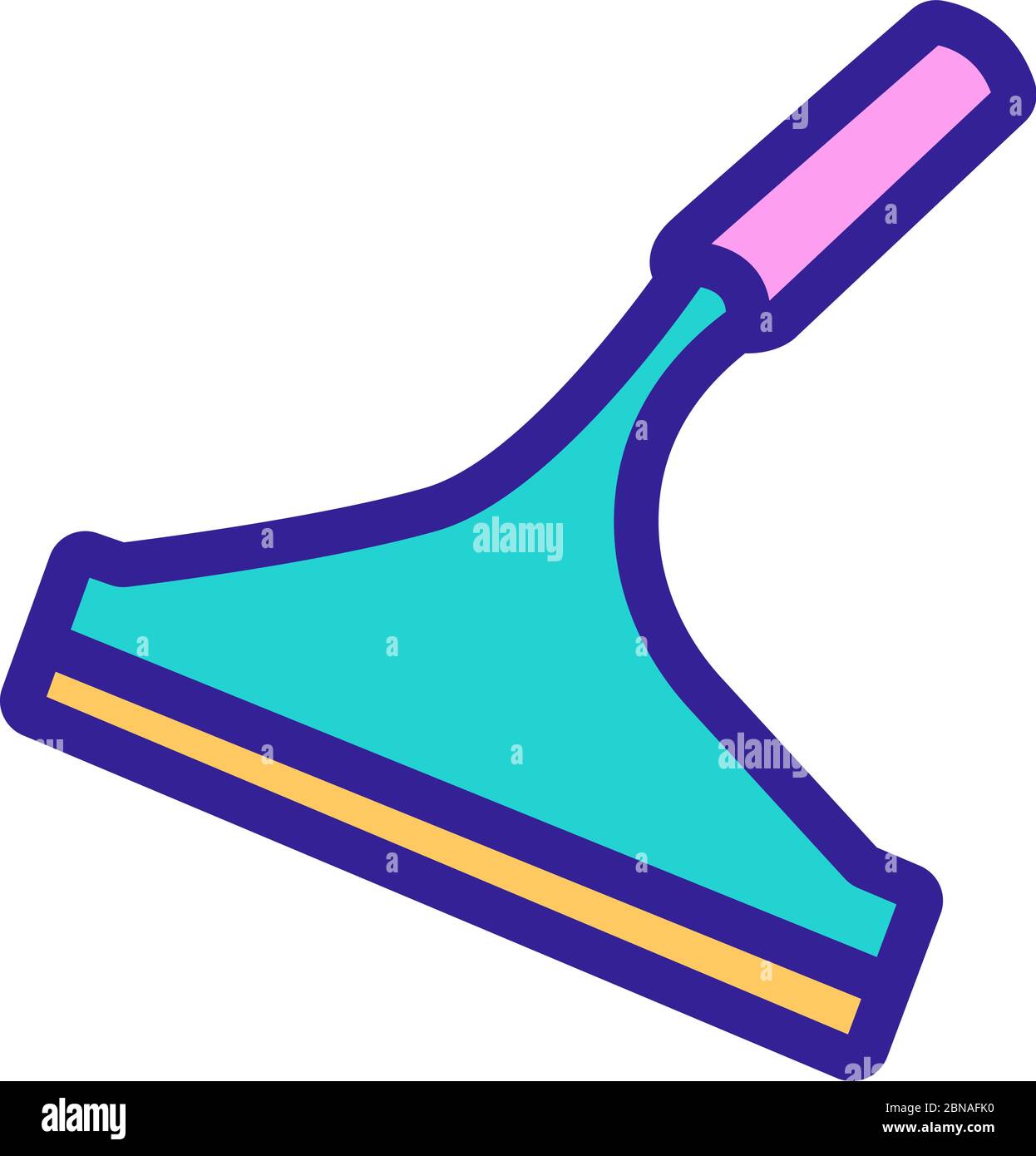 microfiber mop icon vector outline illustration Stock Vector Image ...