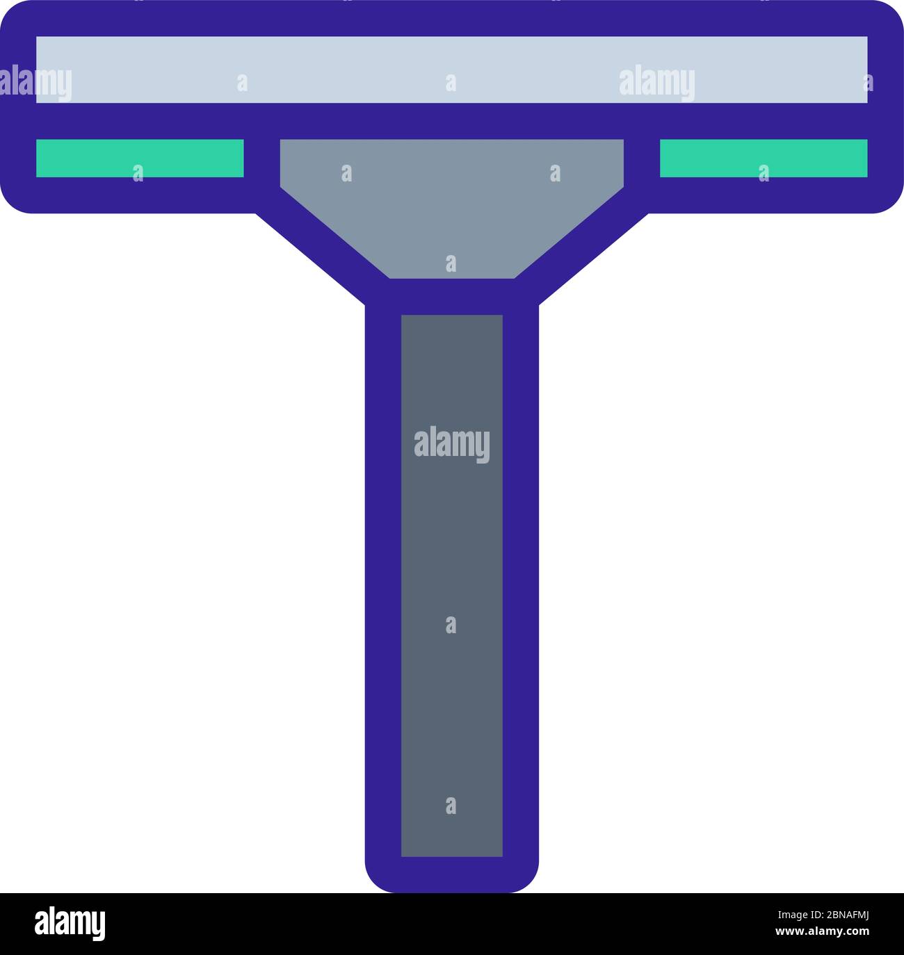 microfiber mop icon vector outline illustration Stock Vector Image ...