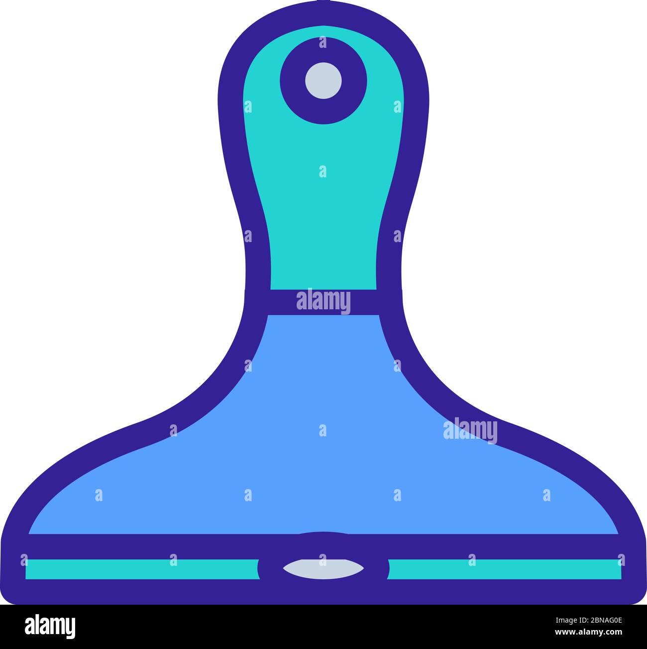 microfiber flat mop icon vector outline illustration Stock Vector Image ...