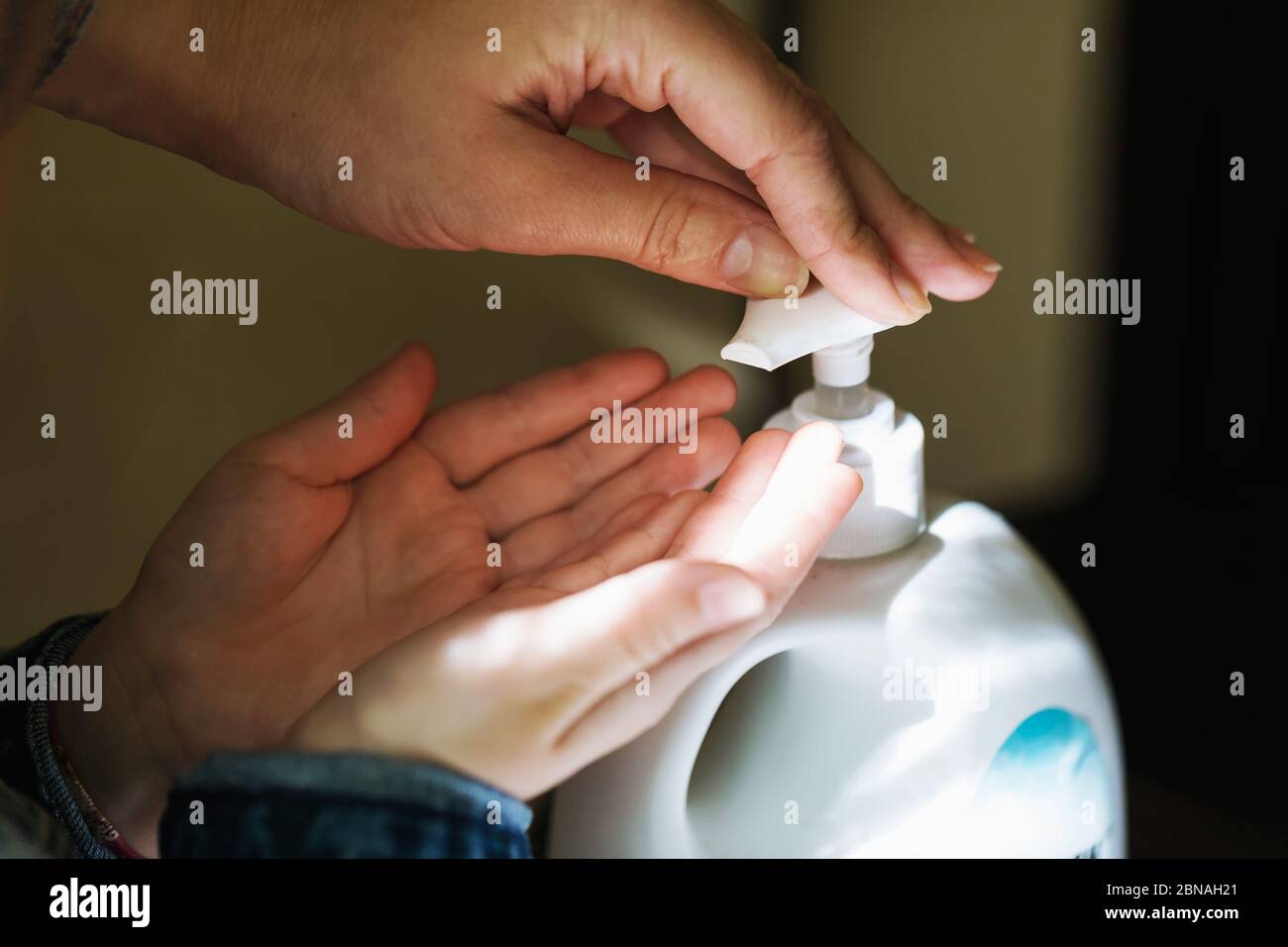 Hygiene in public places hi-res stock photography and images - Alamy