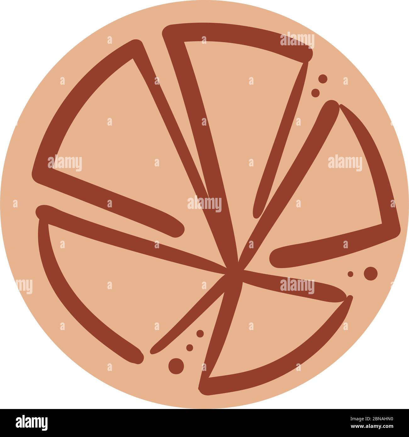 triangles parts boho hand draw style Stock Vector Image & Art - Alamy