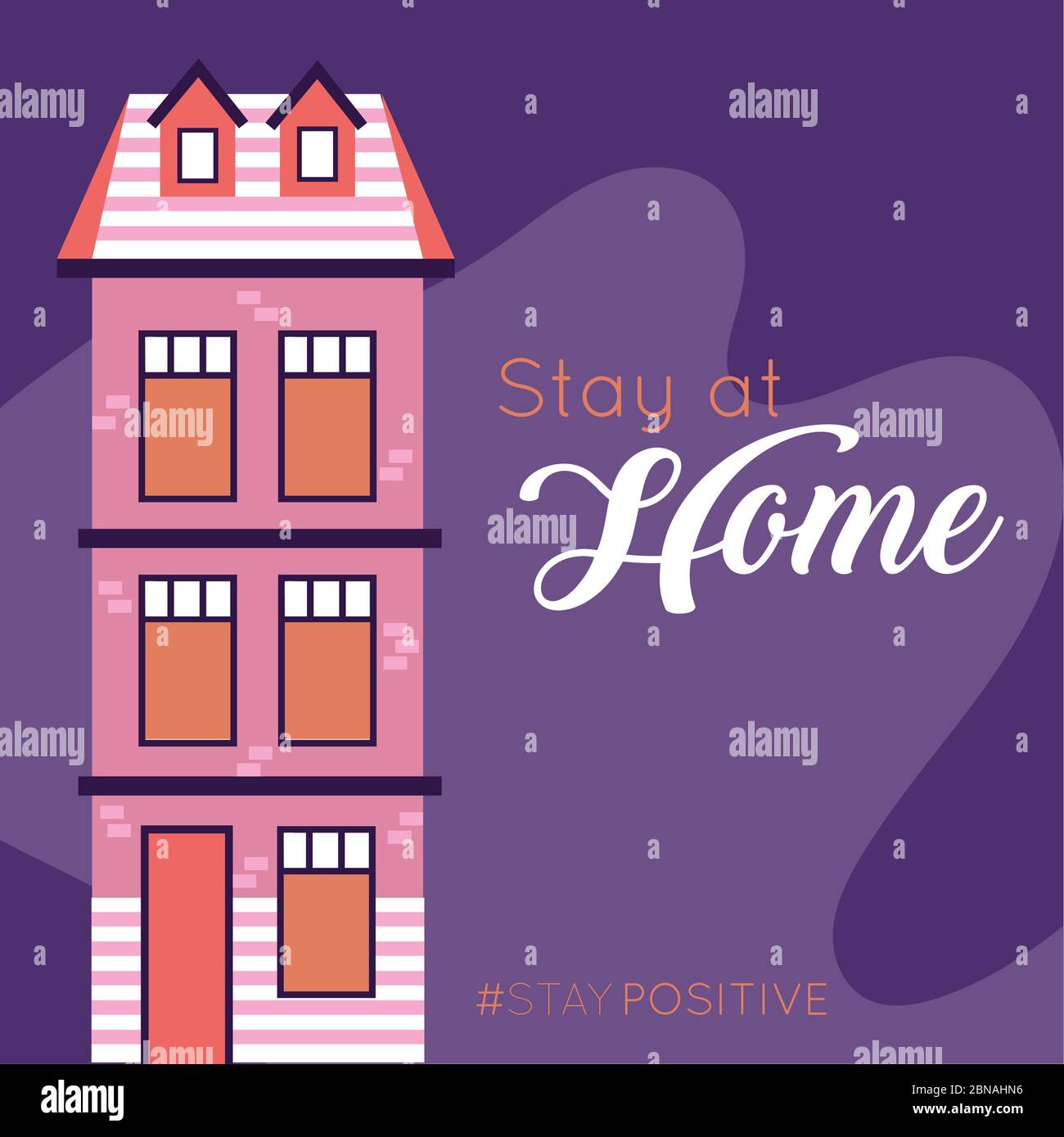 stay at home message for covid19 Stock Vector Image & Art - Alamy