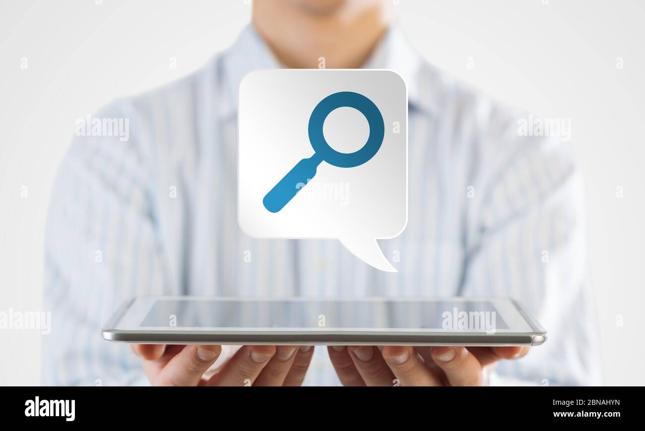 Market research icon hi-res stock photography and images - Alamy